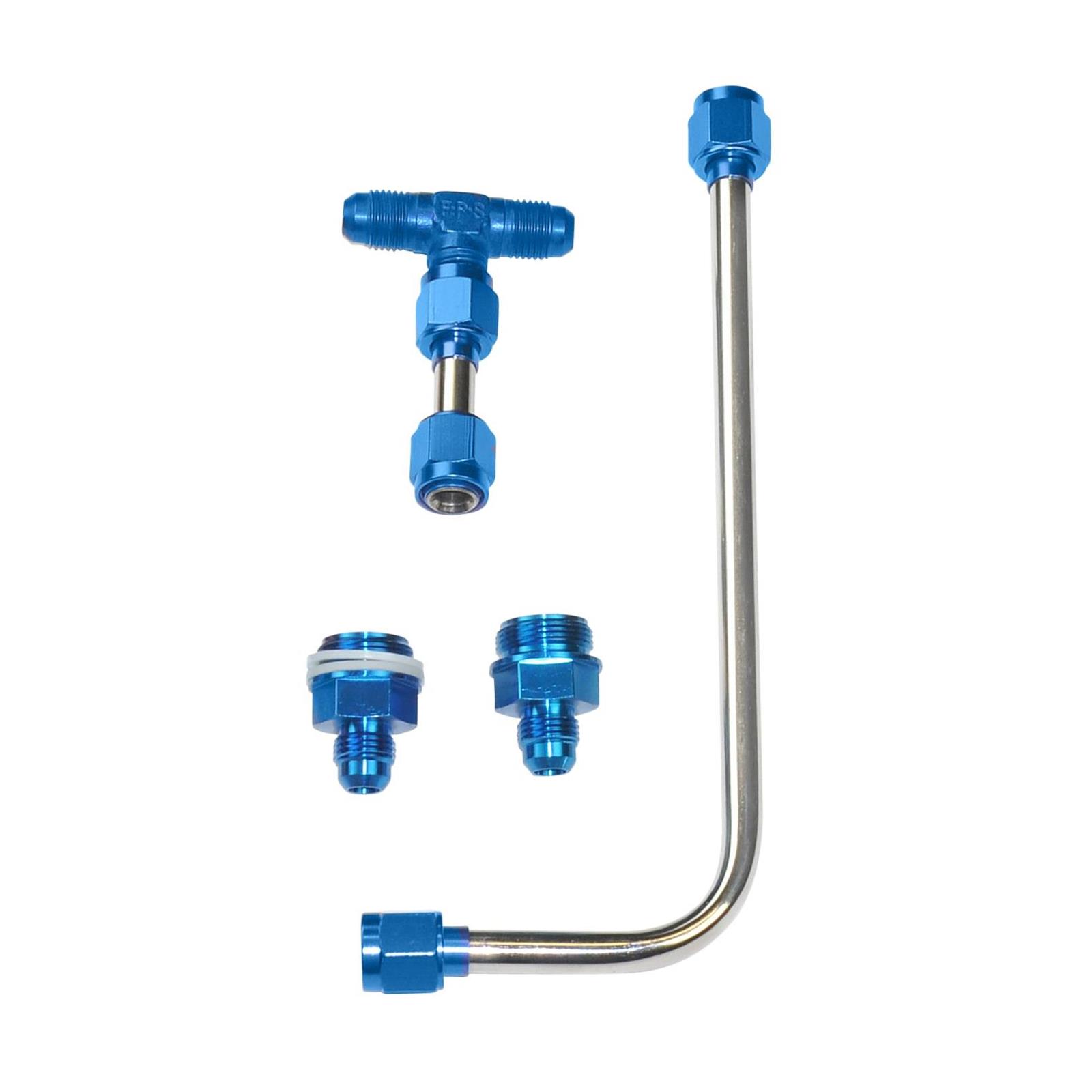 Quick Fuel 34-600BLQFT Dual Feed Fuel Line, -6 AN, Blue