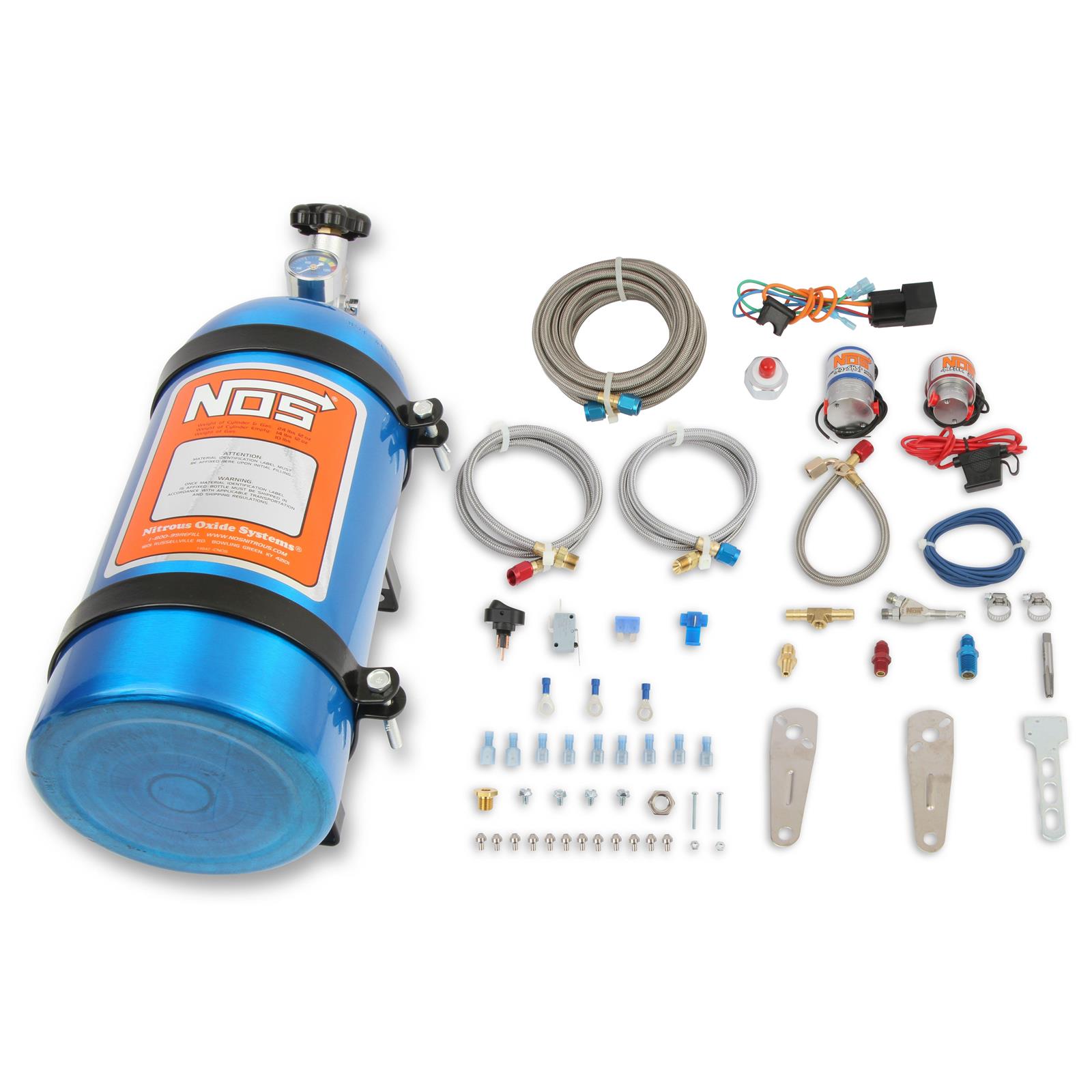 NOS 05131NOS Single Fogger Wet Nitrous System, Multi-Fit