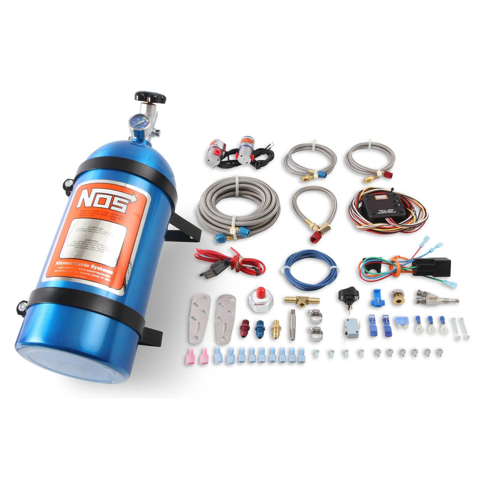 NOS 05134NOS Sniper Single Fogger Wet Nitrous System, Multi-Fit