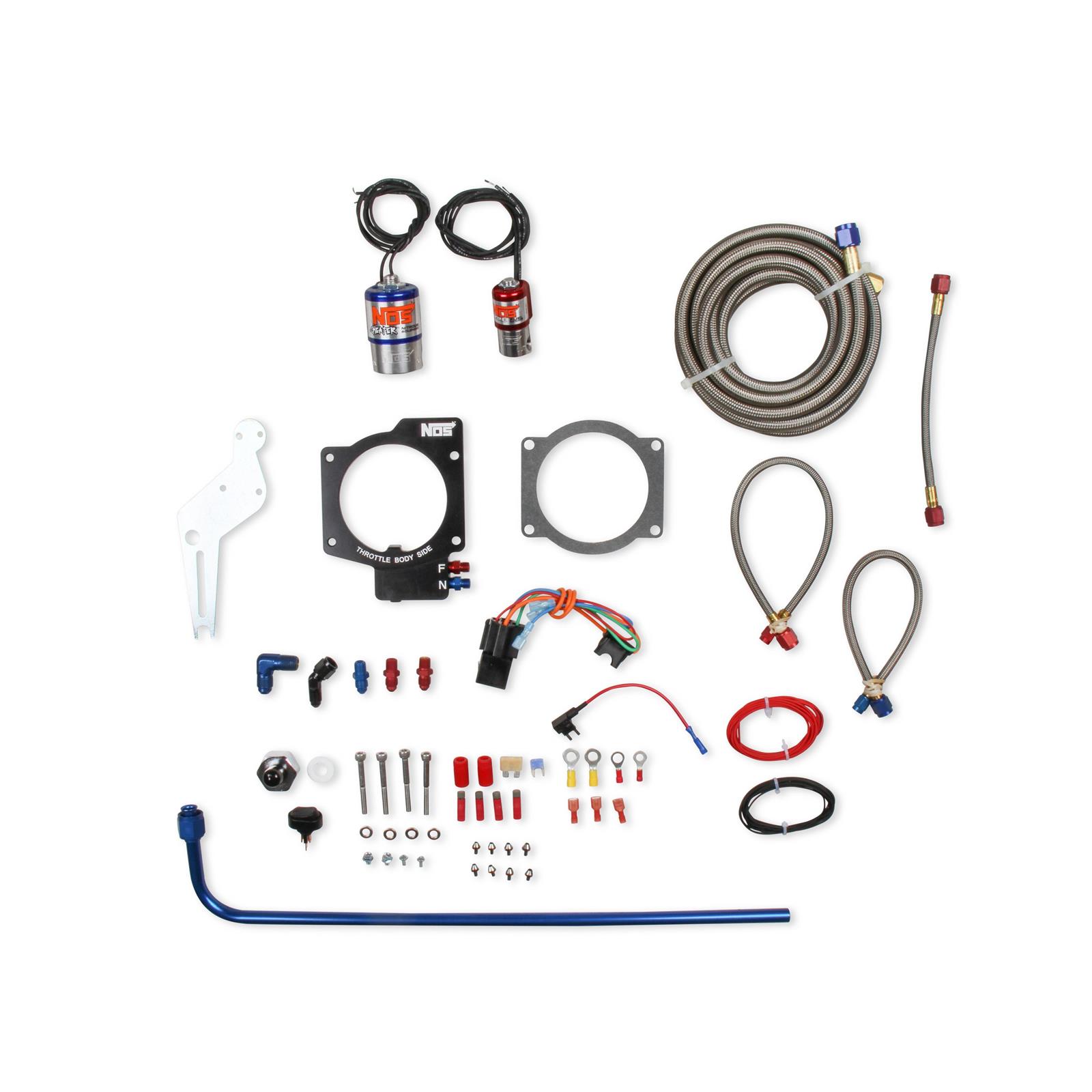 NOS 05160NOS Plate Wet Nitrous System, 2010-15 Camaro LS3