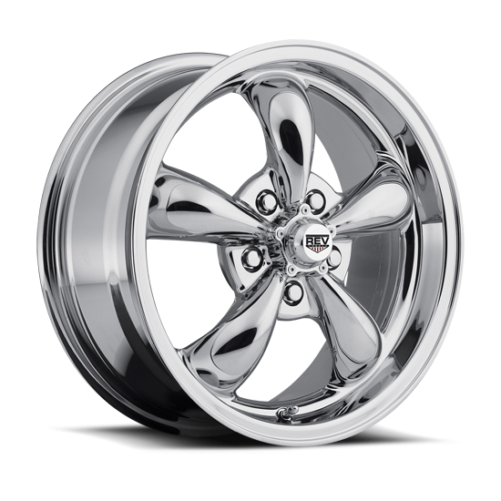 REV Wheels 100C-7806100 100 Classic Series, 17X8, 4.5 BS, 5X4.75