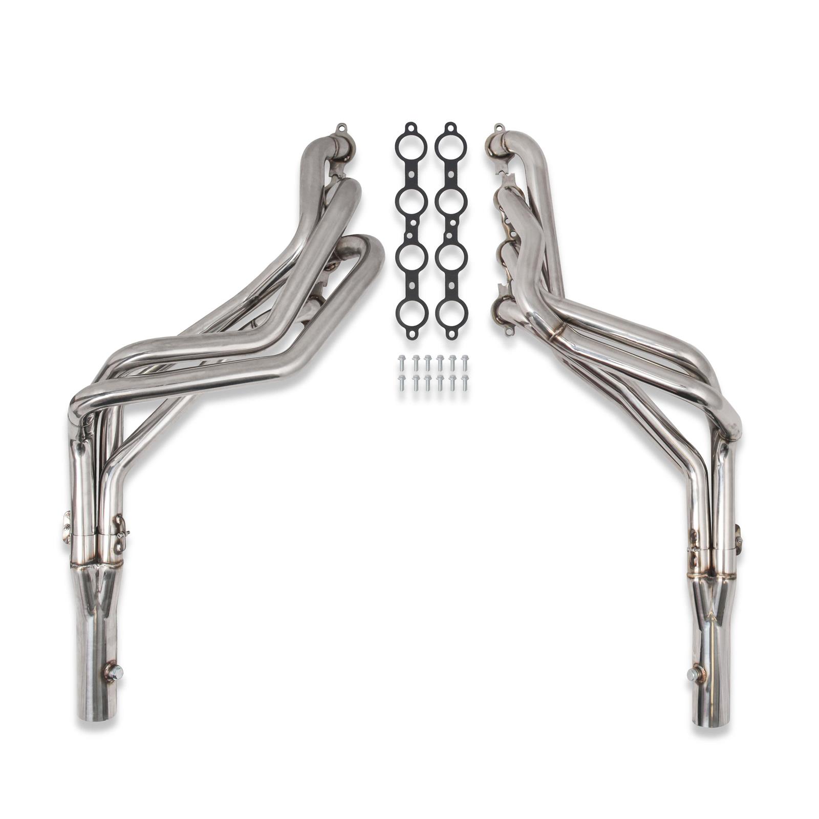 Flowtech 11560FLT Long Tube LS Swap Headers 1982-93 S-10 Polished