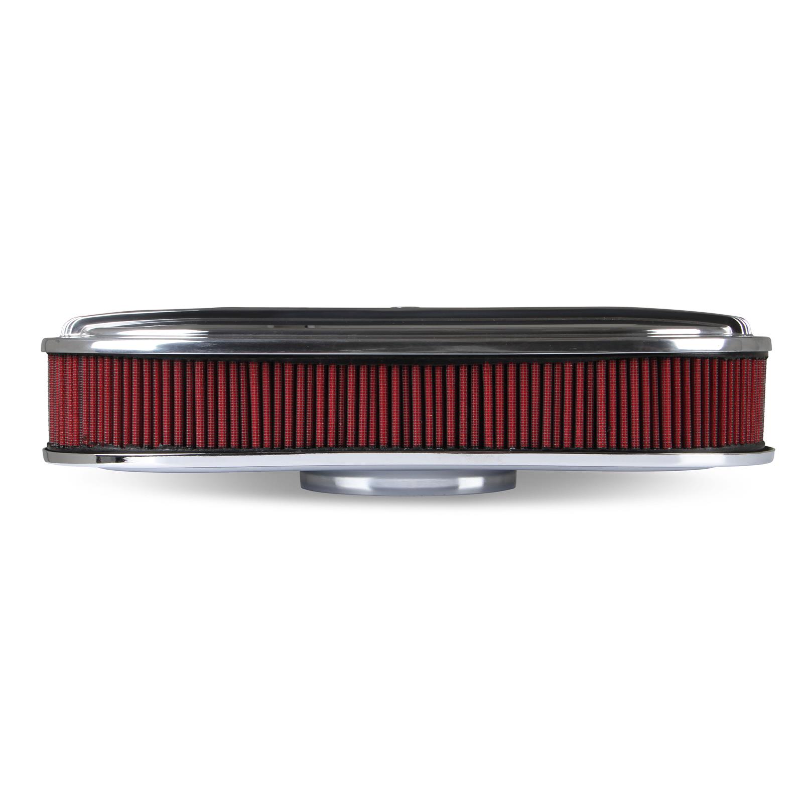 Holley 120-401 Vintage Series Oval Air Cleaner, Polished