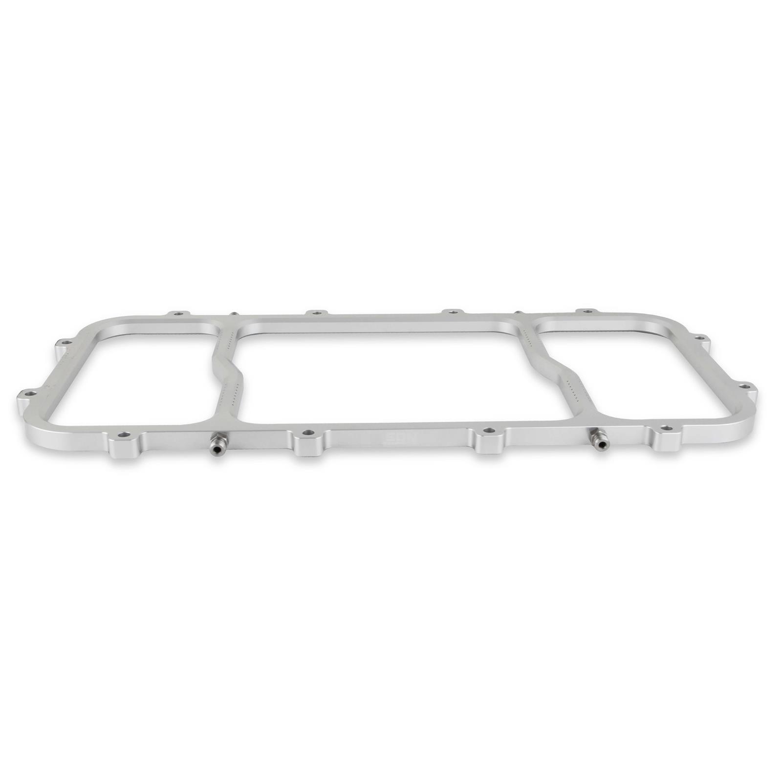 NOS 12535NOS Dry Nitrous Plate Holley LS Hi-Ram Manifolds, Silver