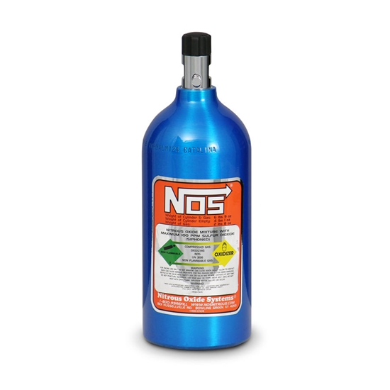NOS 14720NOS Nitrous Bottle, Electric Blue Finish, 2.5 Pound