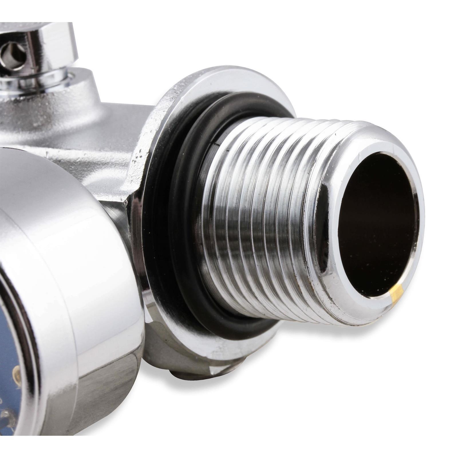 NOS 16137NOS Super Hi-Flo Bottle Valve with Blue Face Gauge