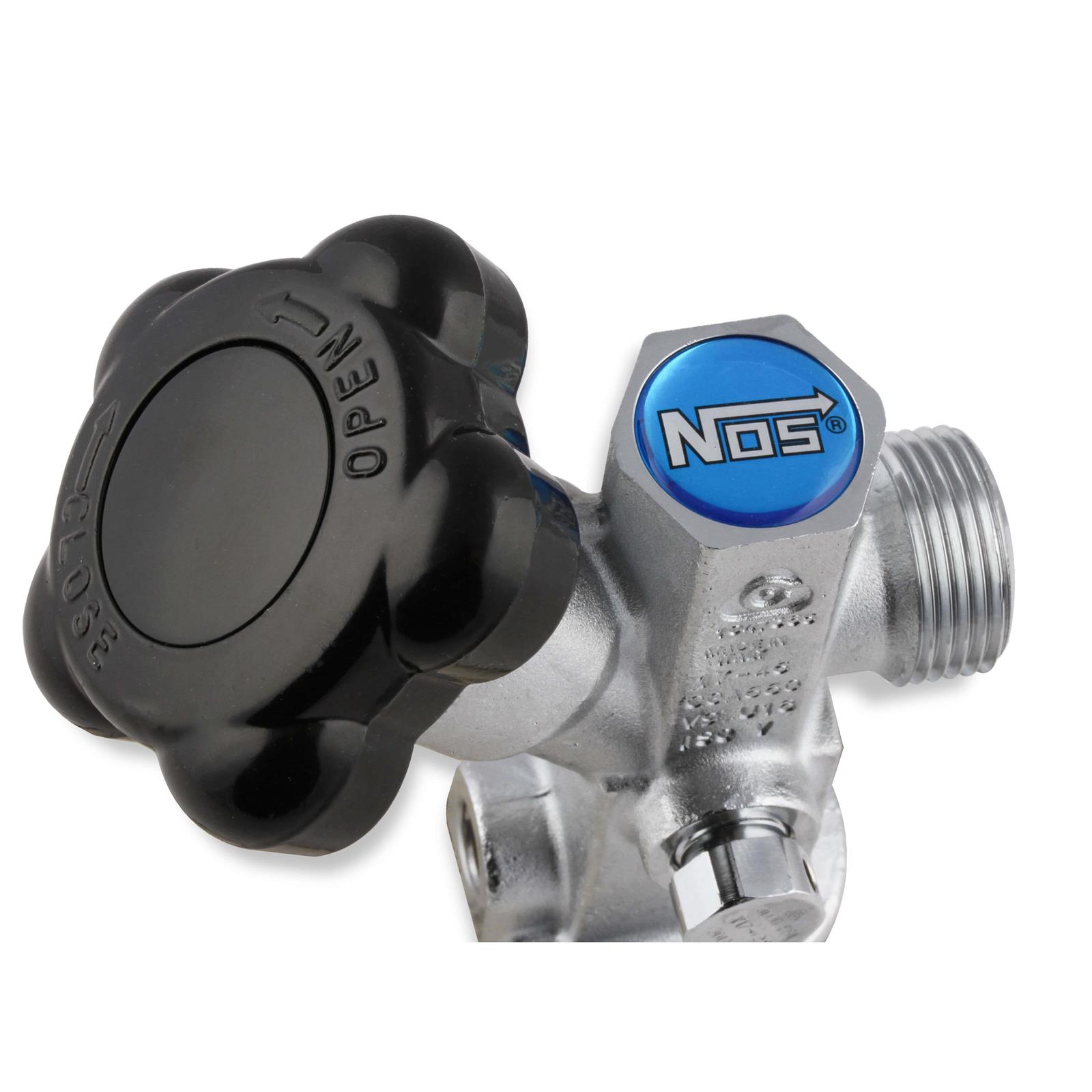 NOS 16137NOS Super Hi-Flo Bottle Valve with Blue Face Gauge