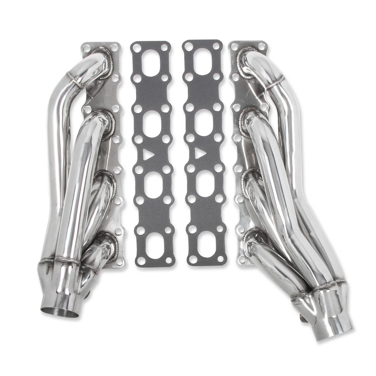 Flowtech 17002FLT Shorty Headers, 04-15 Titan, 304SS Polished
