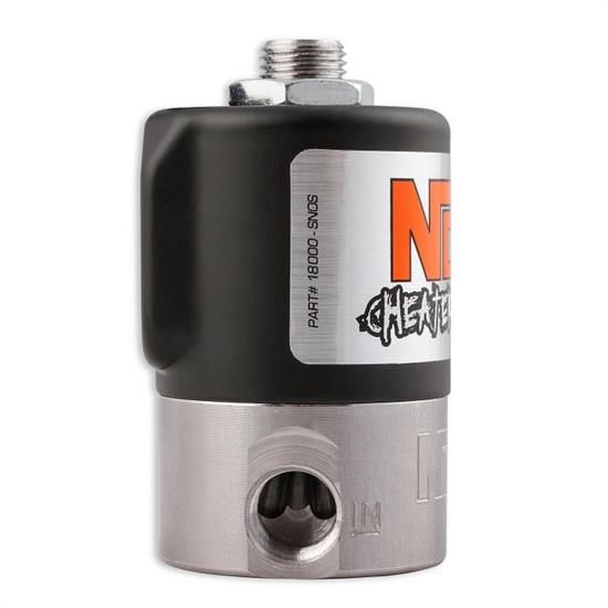 NOS 18000BNOS Cheater Nitrous Solenoid, Black