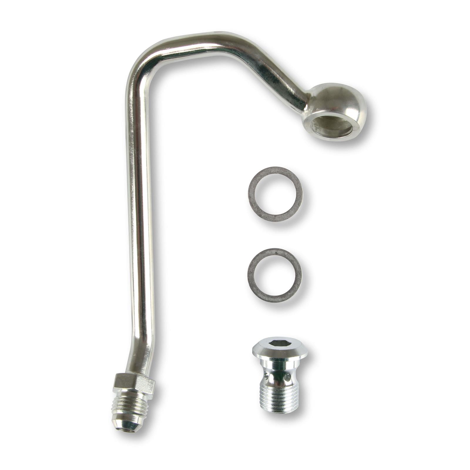 Holley 198-205 Power Steering Hardline, Saginaw Type II Pumps