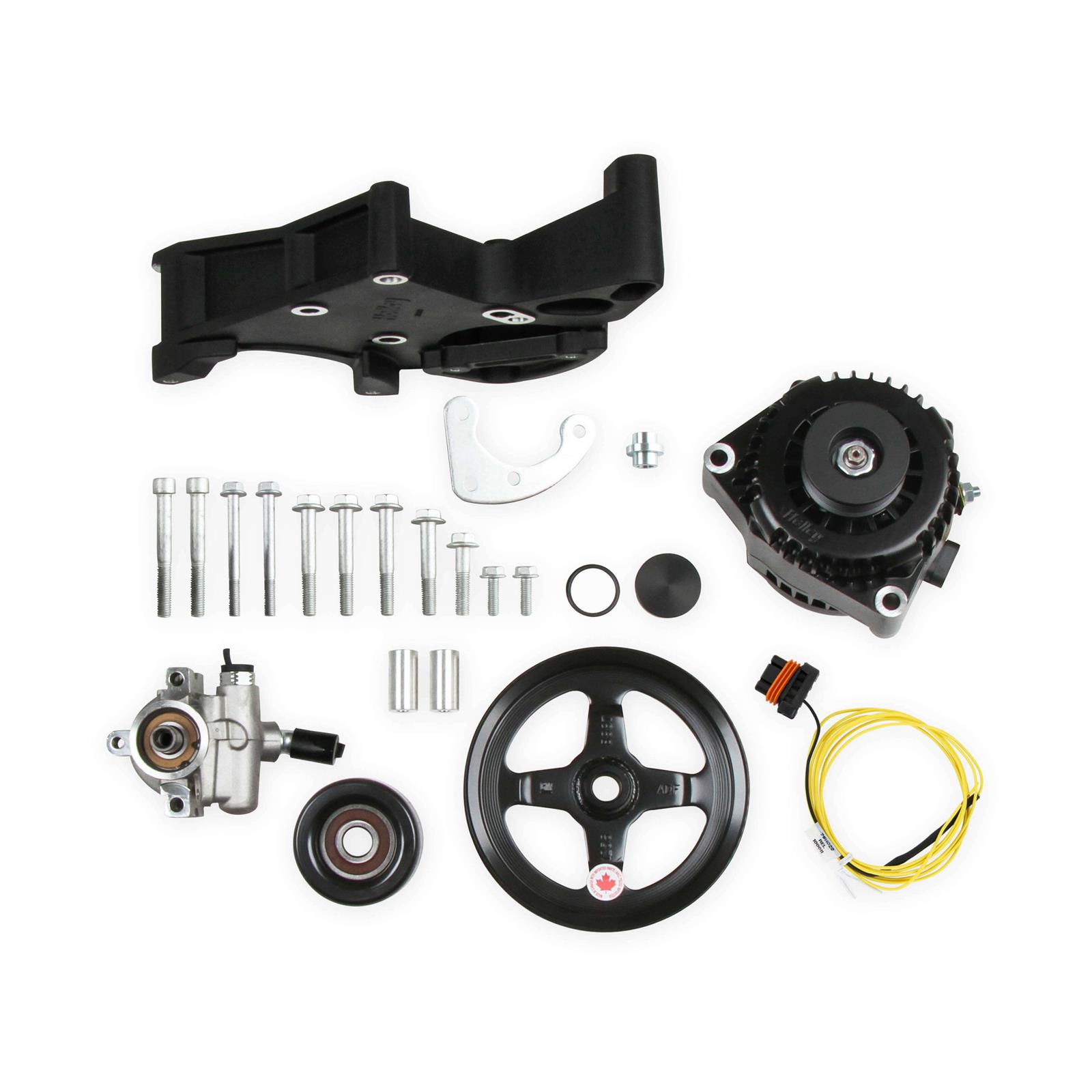 Holley 20-143BK LS/LT Accessory Drive Kit, Driver's Side, Black