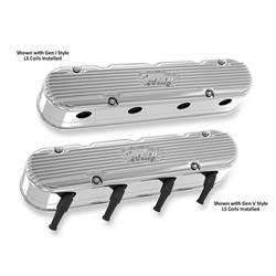 Holley 241-171 2-Piece LS Vintage Series Valve Covers, Polished
