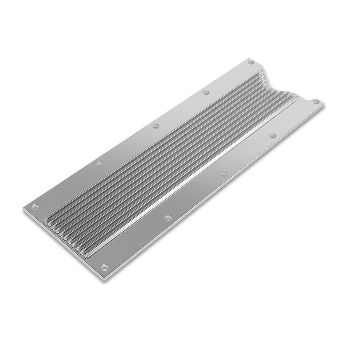Holley 241-257 LS Valley Cover, Finned, GM LS1/LS6, Polished Finish