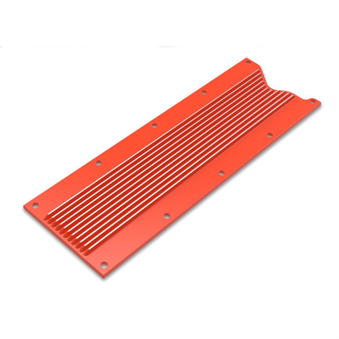 Holley 241-270 LS Valley Cover, Finned, GM LS1/LS6, Orange