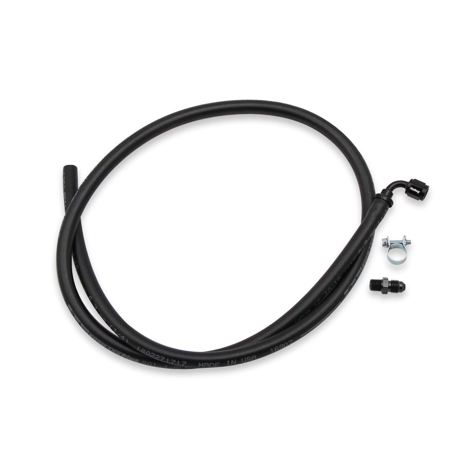 Holley 26-552 LS Steam Tube Kit with Black Push-On Hose