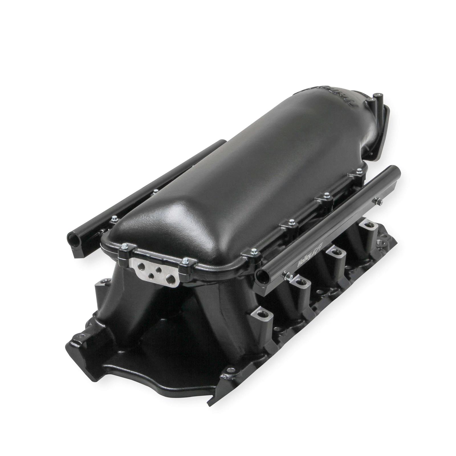 Holley 300-242BK 351W Ford Hi-Ram EFI Manifold, 105mm LS, Black