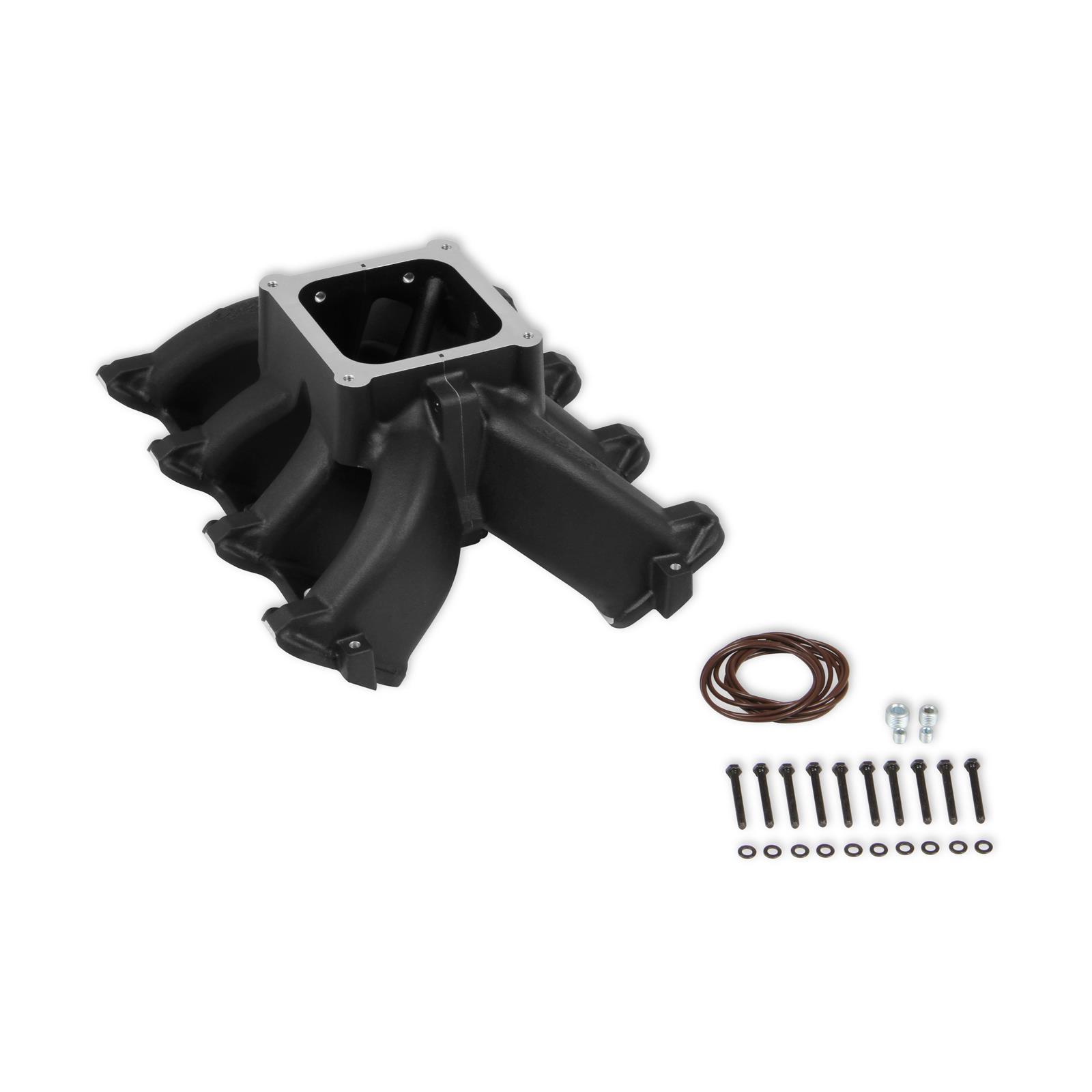 Holley 300-295BK Single Plane 4500 Carbureted Split-Design Intake