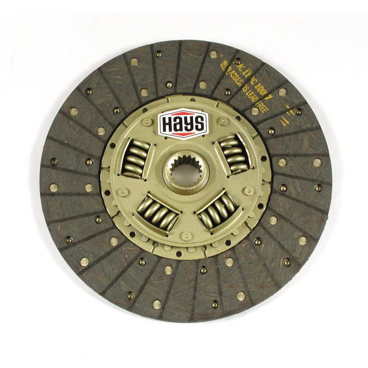Hays 40-220 Street/Strip Clutch Disc, 11 Inch Diameter
