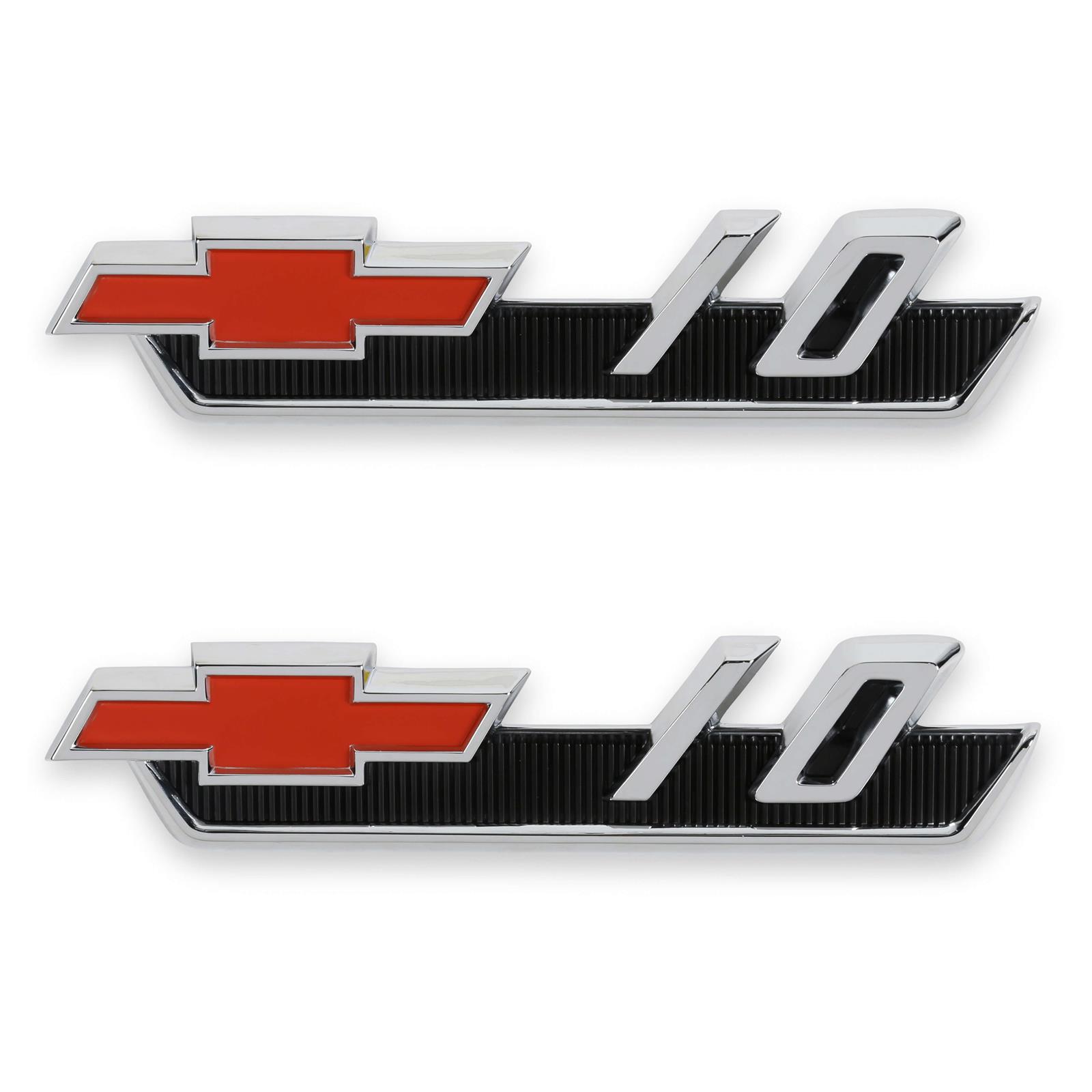 Holley 04-565 1962 Chevrolet C10 Fender Badge, Pair