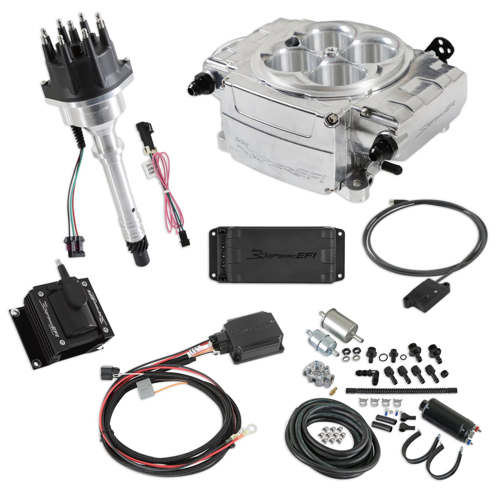 Holley 550-510-BPK-SBC Sniper 2 BLE/PDM/Hyper Spark Kit, SBC