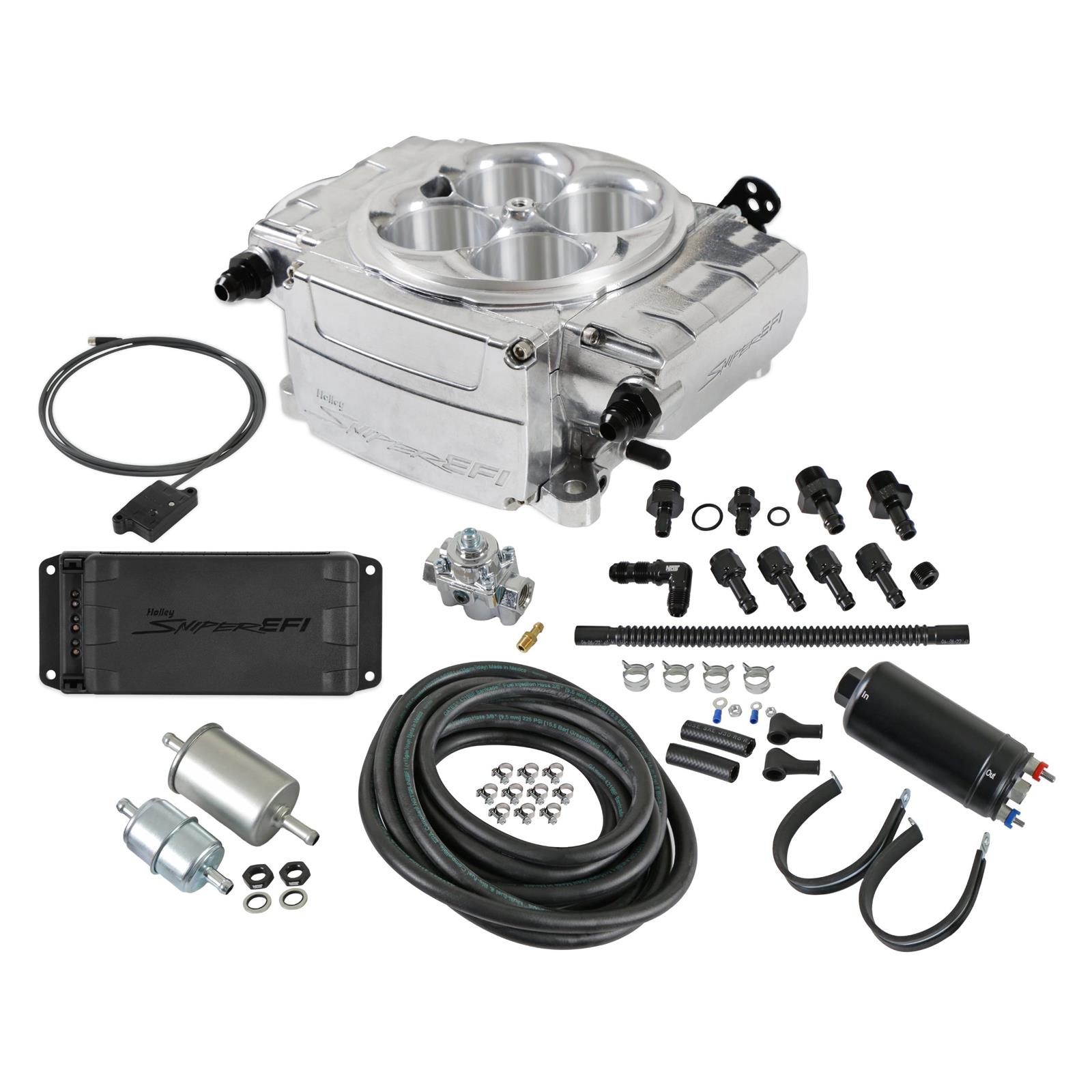 Holley 550-510-BPK-SBF Sniper 2 BLE/PDM/Hyper Spark Kit, SBF