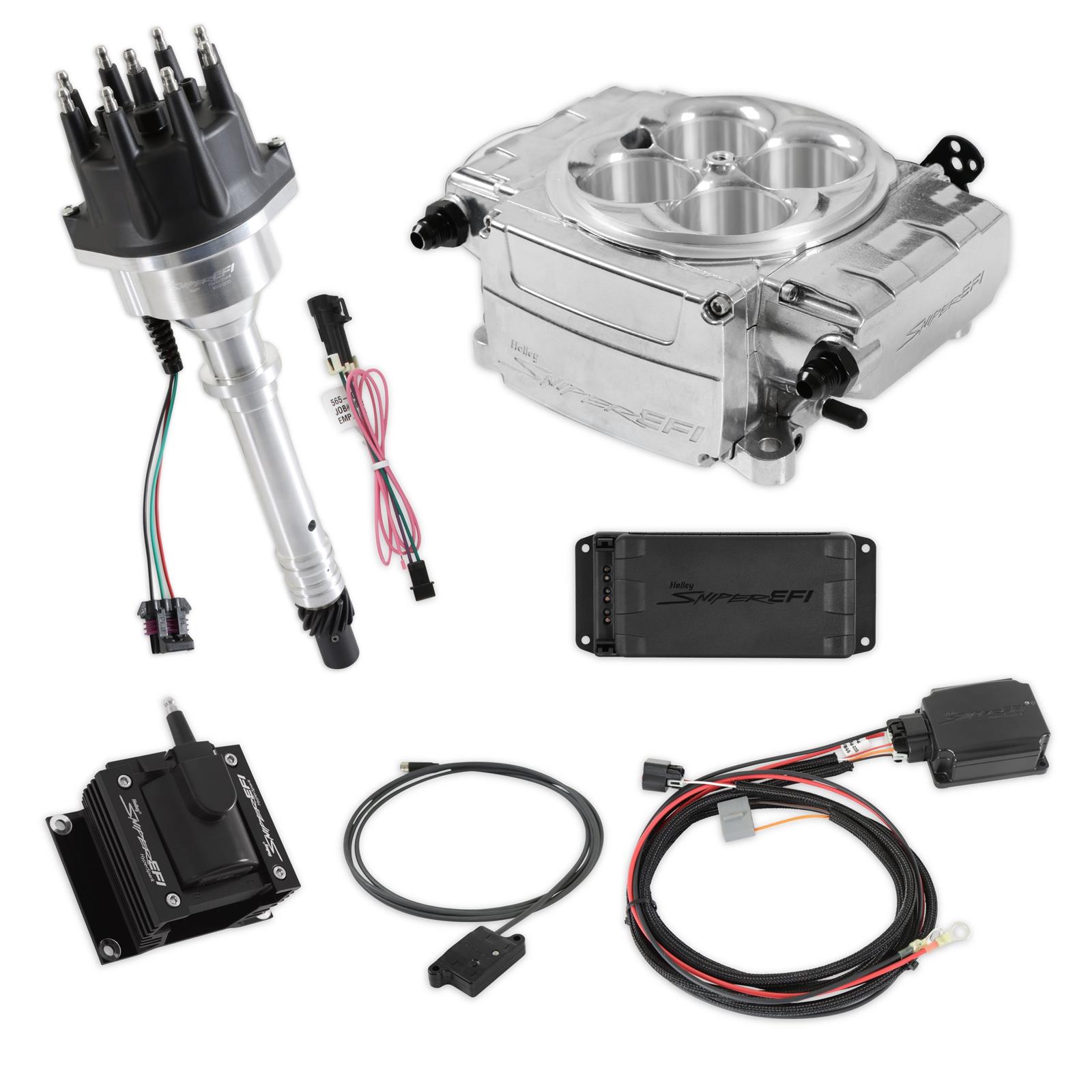 Holley 550-510-BPX-SBC Sniper 2 BLE/PDM/Hyper Spark Kit, SBC