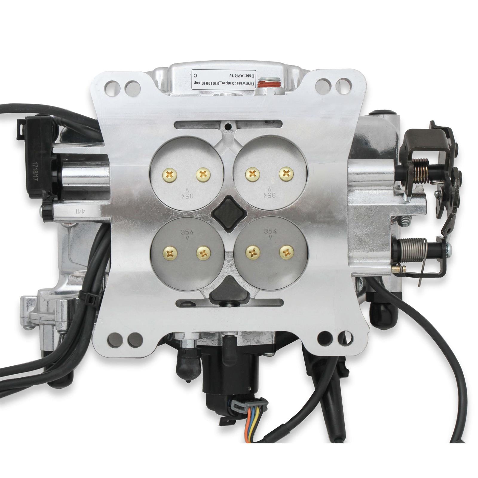 Holley Sniper 550-510D EFI Returnless Master Kit, Shiny Finish