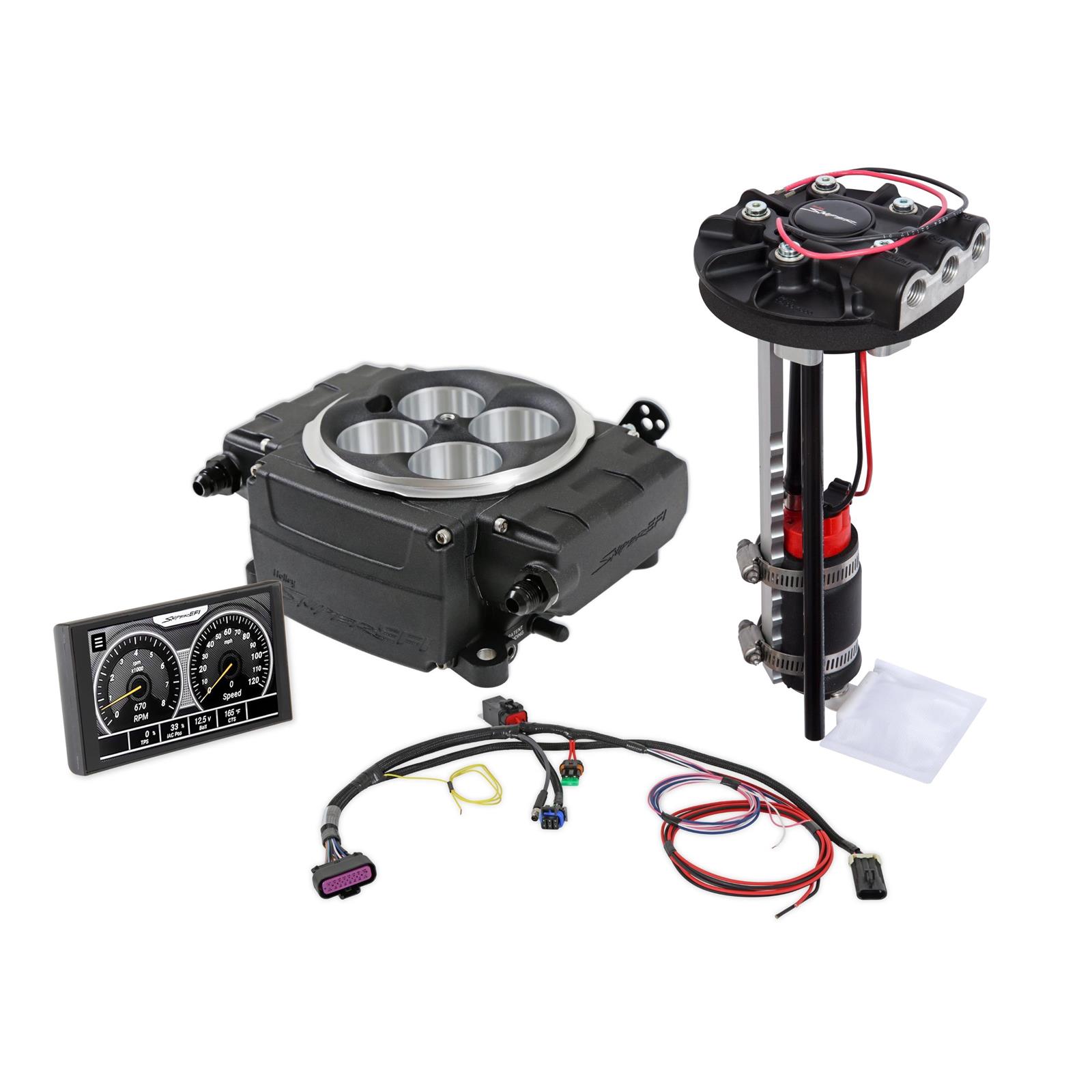 Holley Sniper EFI 550-511-BAE Sniper 2 Upgrade Ble W/Reg, Black