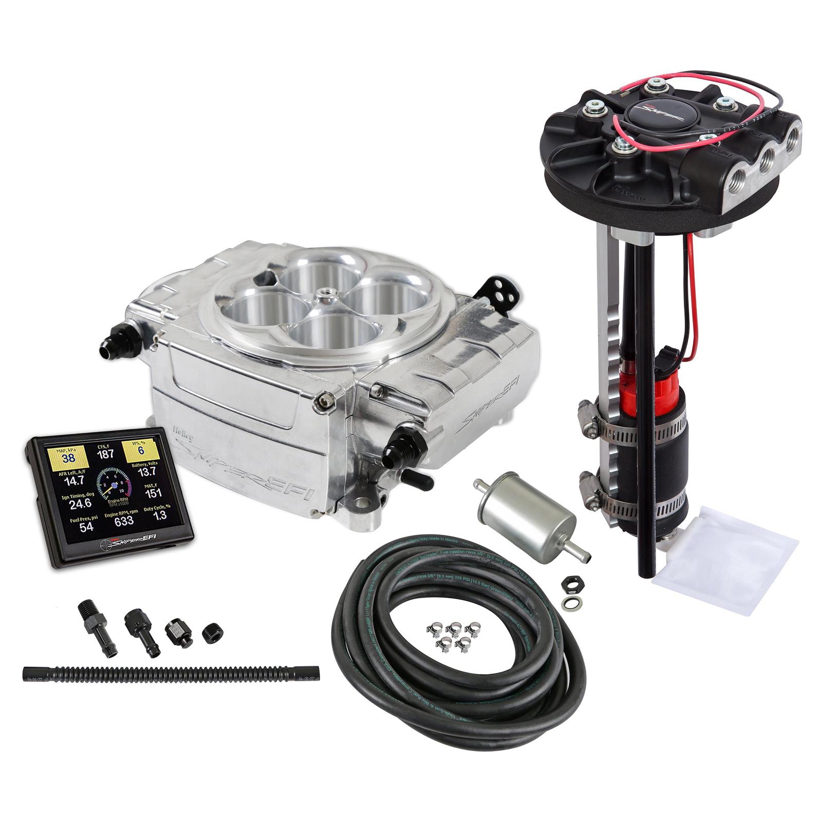Holley Sniper 2 EFI Returnless Kit, Without PDM, 3.5 In Handheld