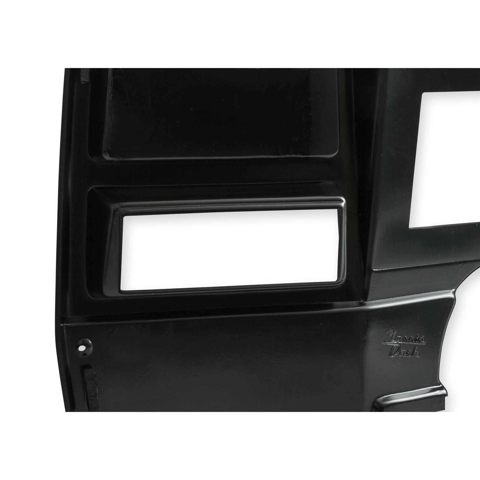 Holley 553-389 1968 Chevelle Dash Bezel, 6.86 Inch Dash, Black
