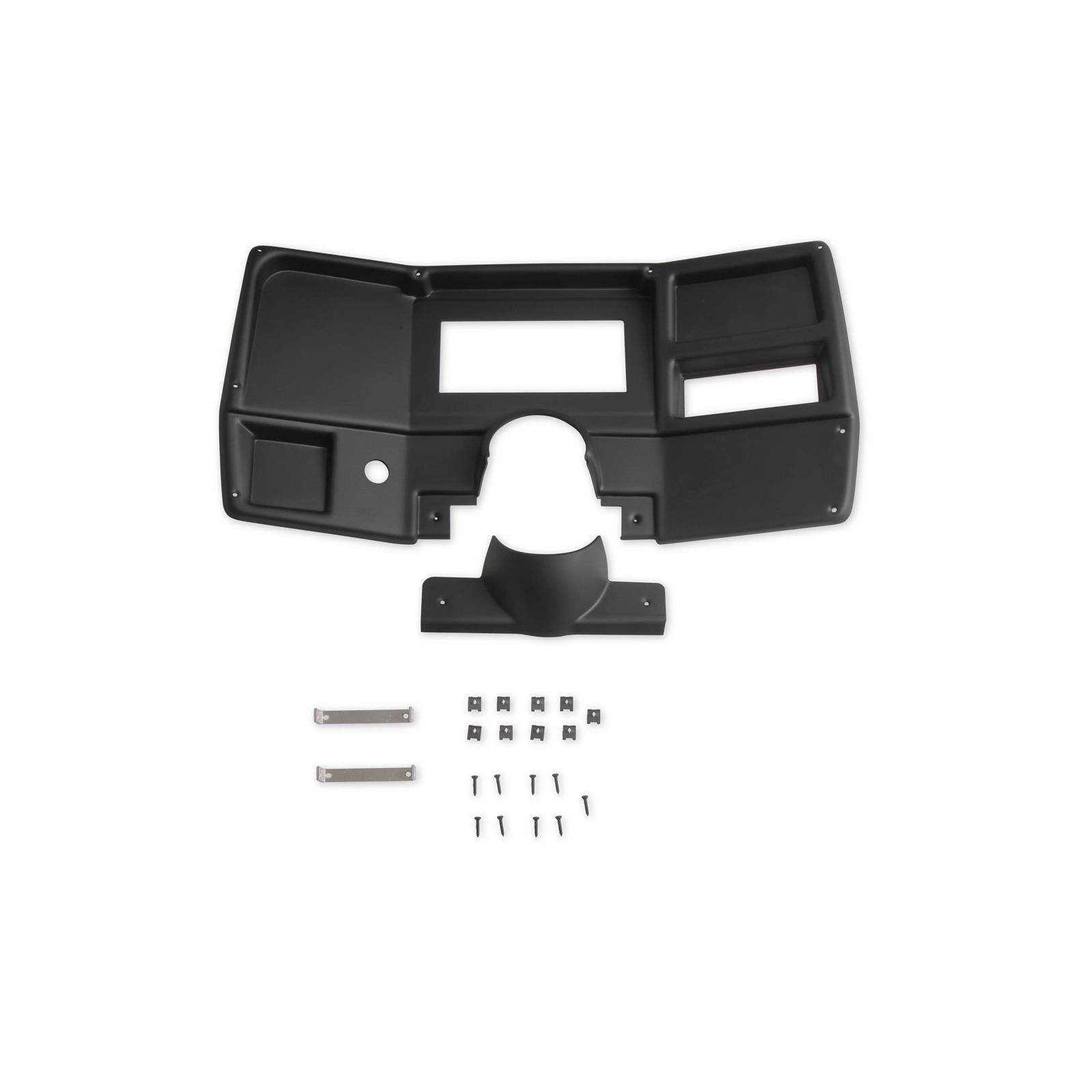 Holley 553-389 1968 Chevelle Dash Bezel, 6.86 Inch Dash, Black