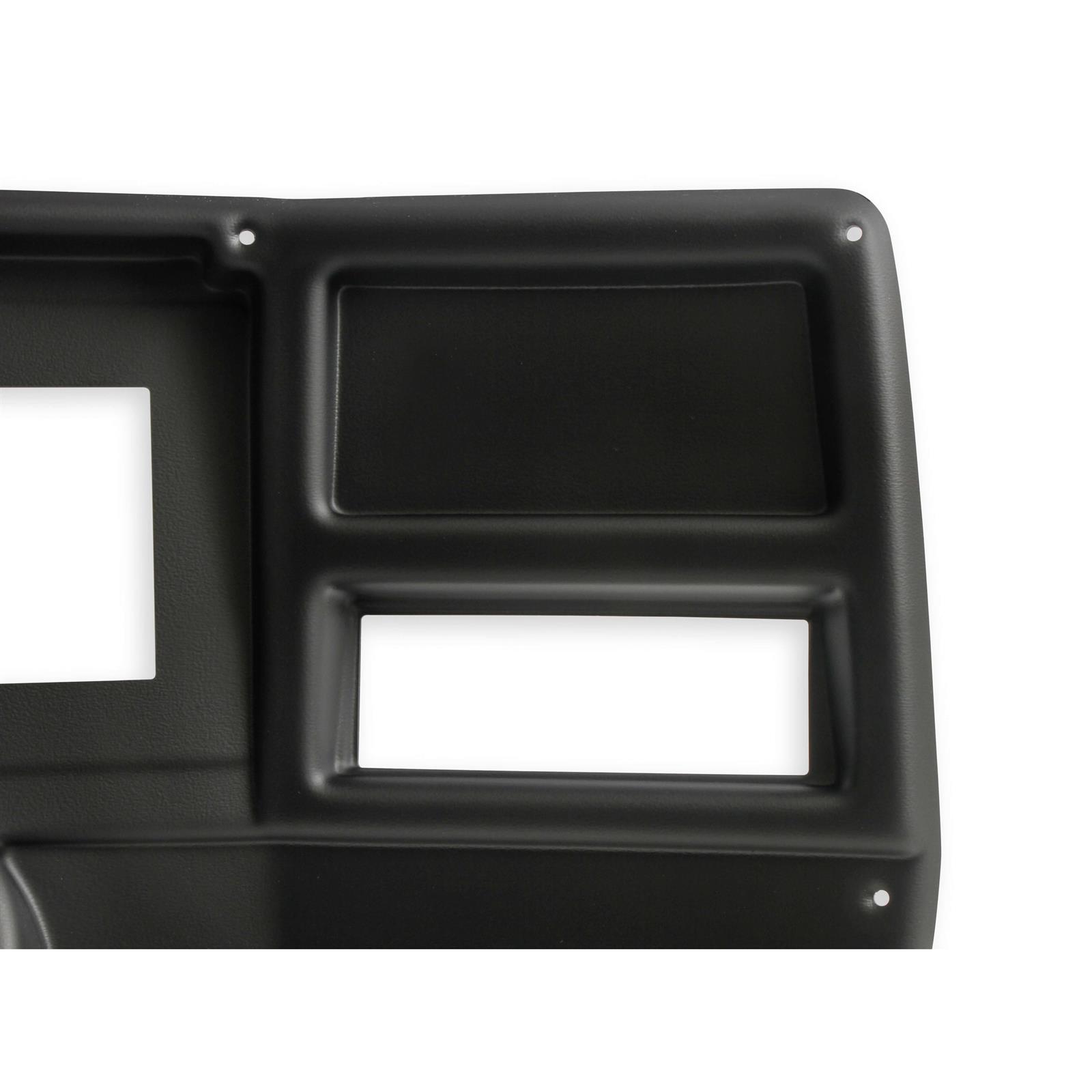 Holley 553-389 1968 Chevelle Dash Bezel, 6.86 Inch Dash, Black