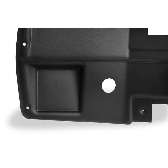 Holley 553-389 1968 Chevelle Dash Bezel, 6.86 Inch Dash, Black