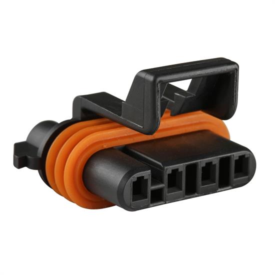 Holley 570-310 Power Tap Connector, 4 Cavity, Female, 10-Pack