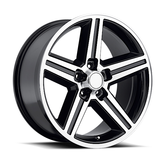 Rev Wheels 652MB-2950 652 Series IROC, 22x9, 5x5, 5.84 BS, Black
