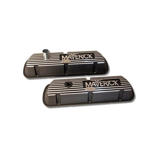 Scott Drake 6A582-MAV 70-77 Ford Maverick Valve Covers, Black