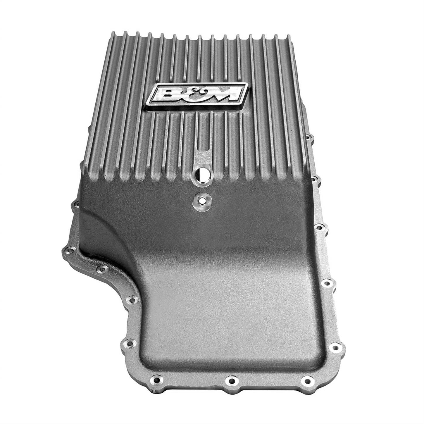 B&M 70397 Hi-Tek Deep Transmission Pan, 11-21 Ford 6R140, Natural