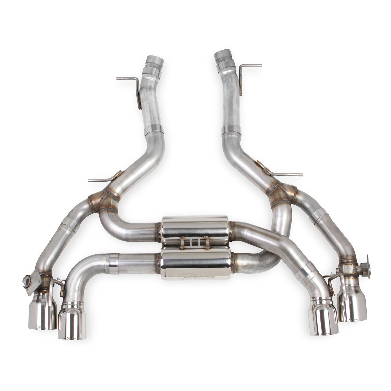 Hooker 70401319-RHKR BlackHeart Axle-Back Dual Transverse Exhaust