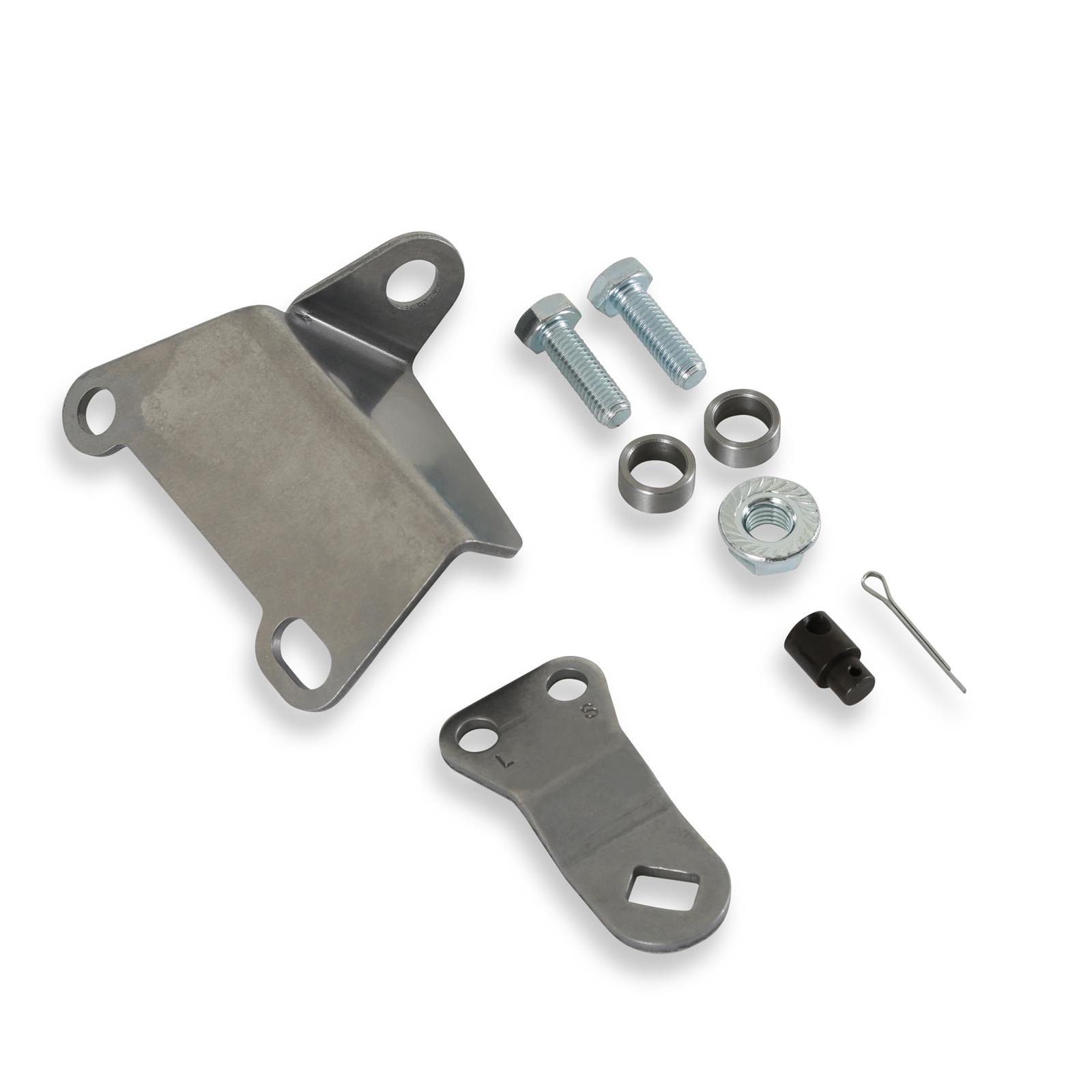 B&M 75499 Cable Bracket/Shift Lever Kit, GM 4L60E-4L85E Rear Exit