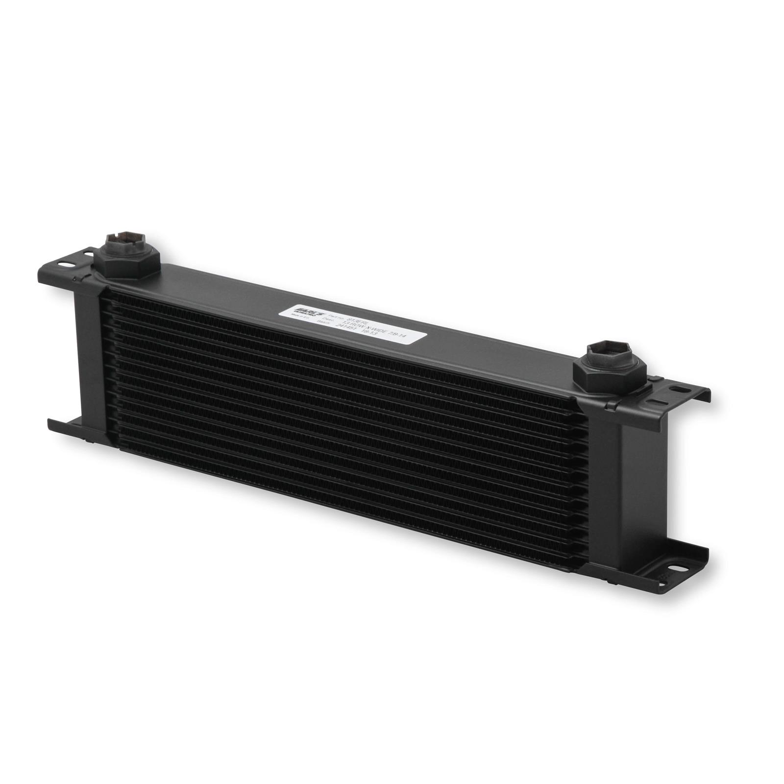 Earls 813ERL Ultrapro Oil Cooler, 13 Row Extra-Wide, Black