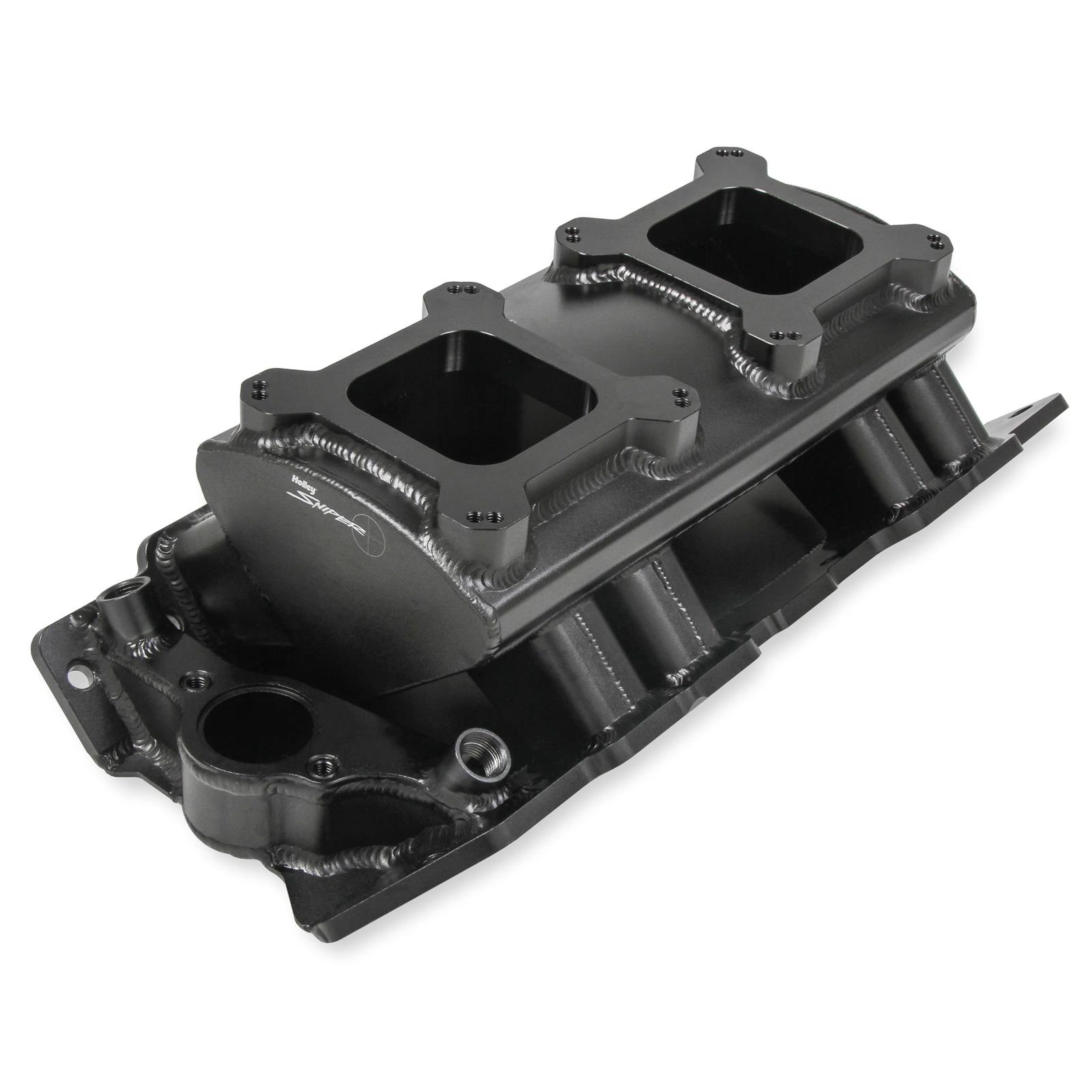Holley Sniper 835062 BBC Tunnel Ram Intake Manifold, Black