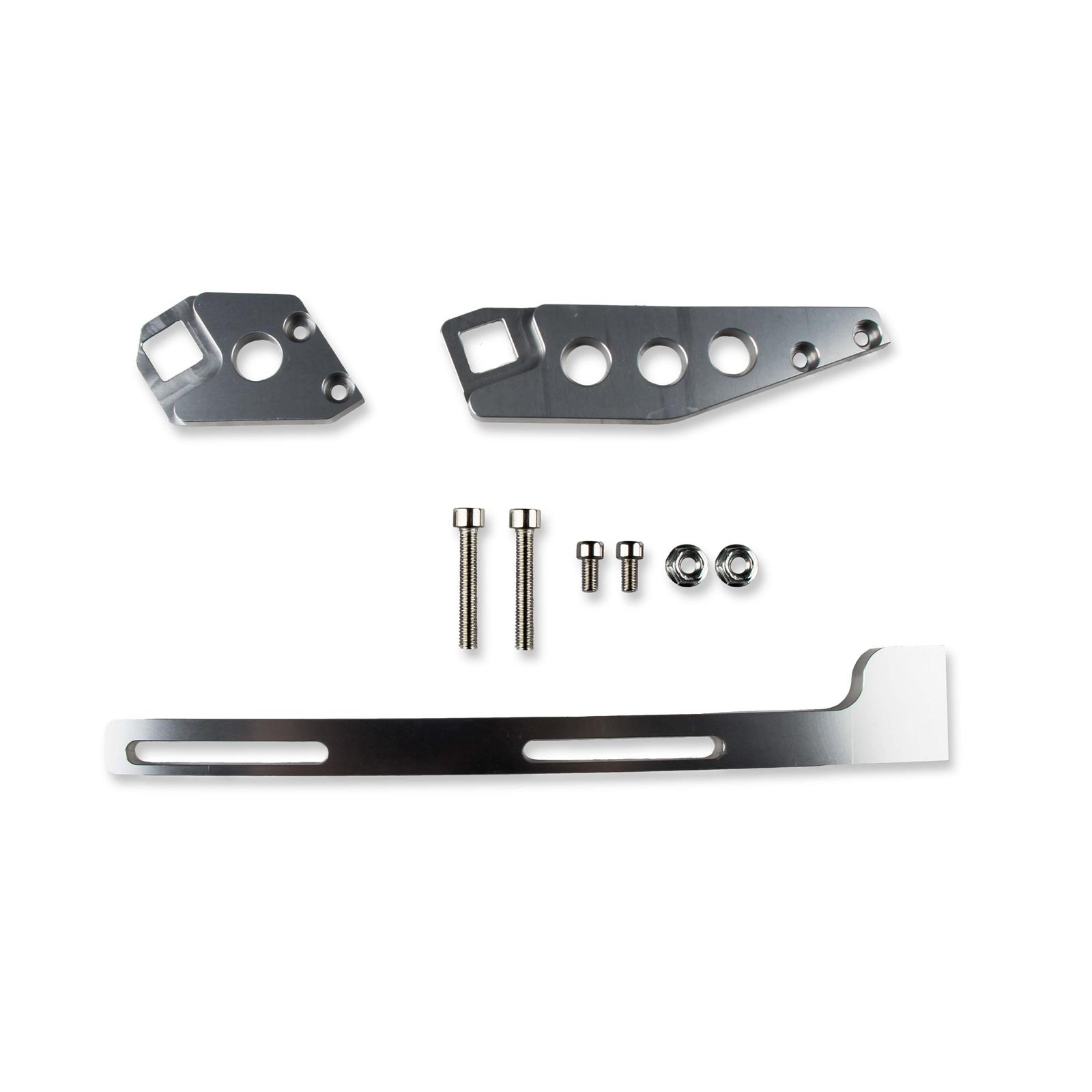 Holley Sniper 870016 EFI Cable Bracket Kit, LS1/LS2/LS6, Silver