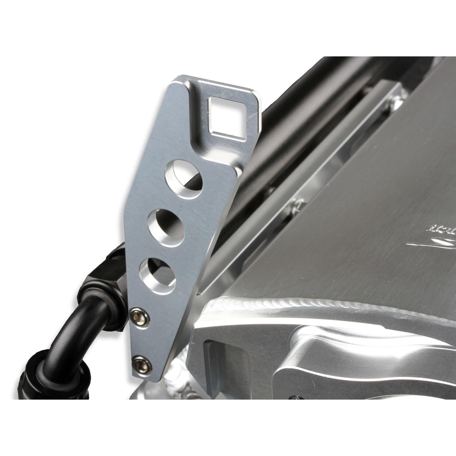 Holley Sniper 870018 EFI Cable Bracket Kit, LS3, Silver