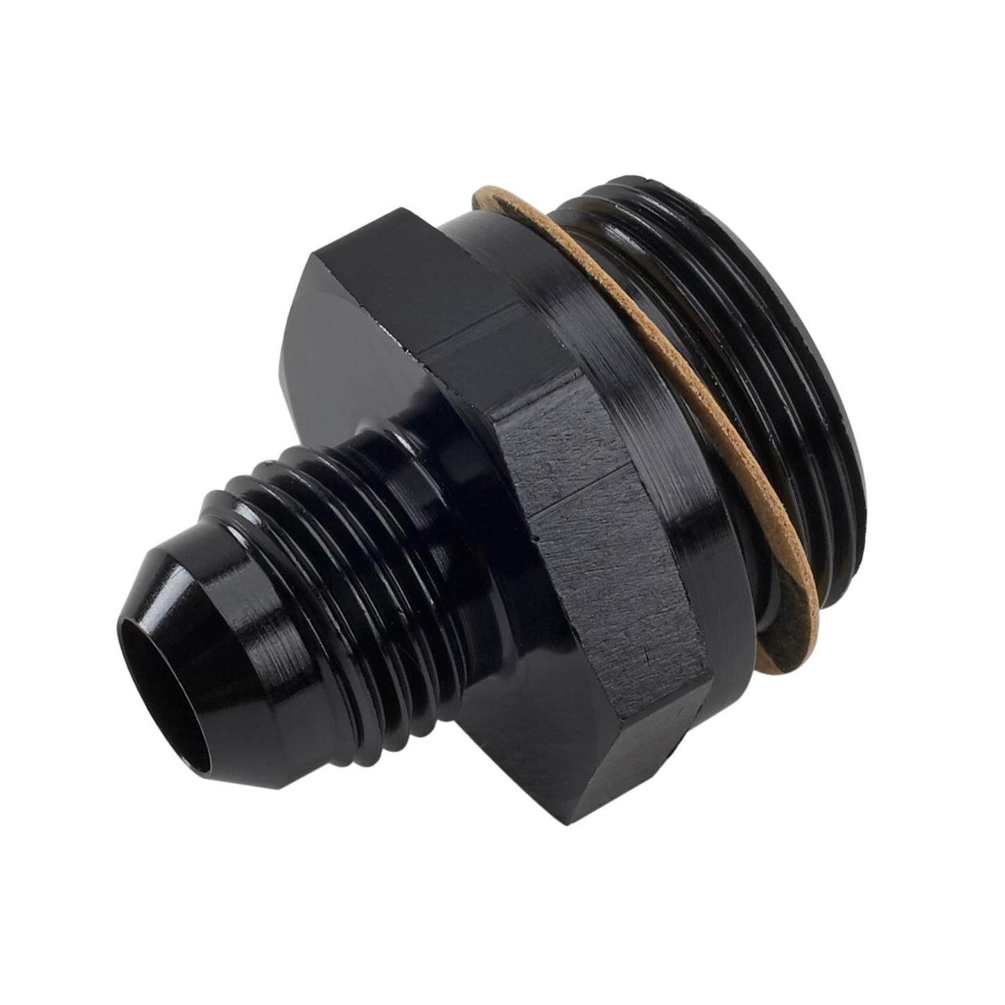 Earls AT991943ERL -6 AN Male to 7/8-20 Inch Male Aluminum Carb Adapter