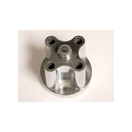 Scott Drake C4AZ-8546-P 64-73 Ford Fan Spacer 2-1/4 Inch, Polish