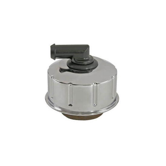 Scott Drake C8AZ-6766-BR 68-70 Ford Chrome Oil Cap W/O Logo
