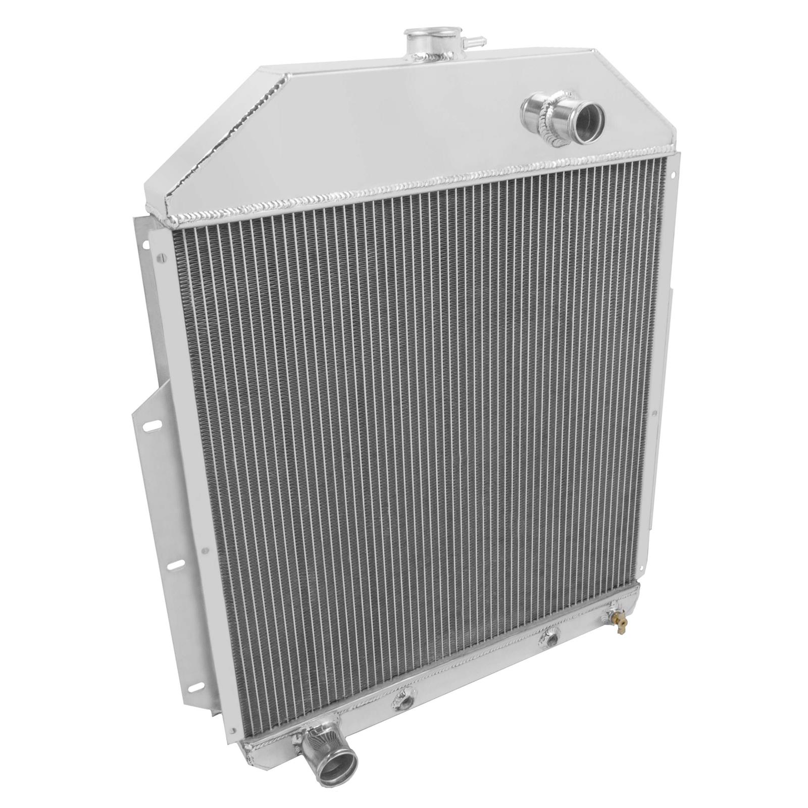 Frostbite FB207 Aluminum Radiator, 4 Row 42-52 Ford Truck Ford V8