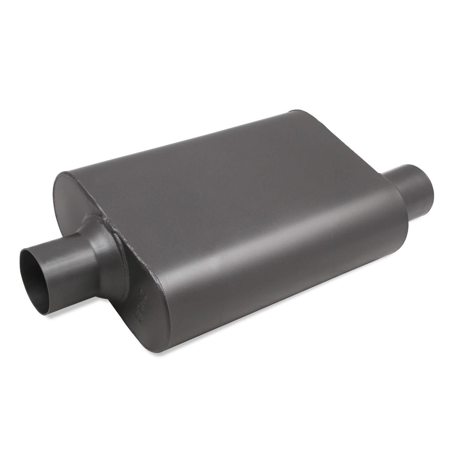 Flowtech FM6-14244 Raptor Muffler, 2.50 Inch Center In Offset Out