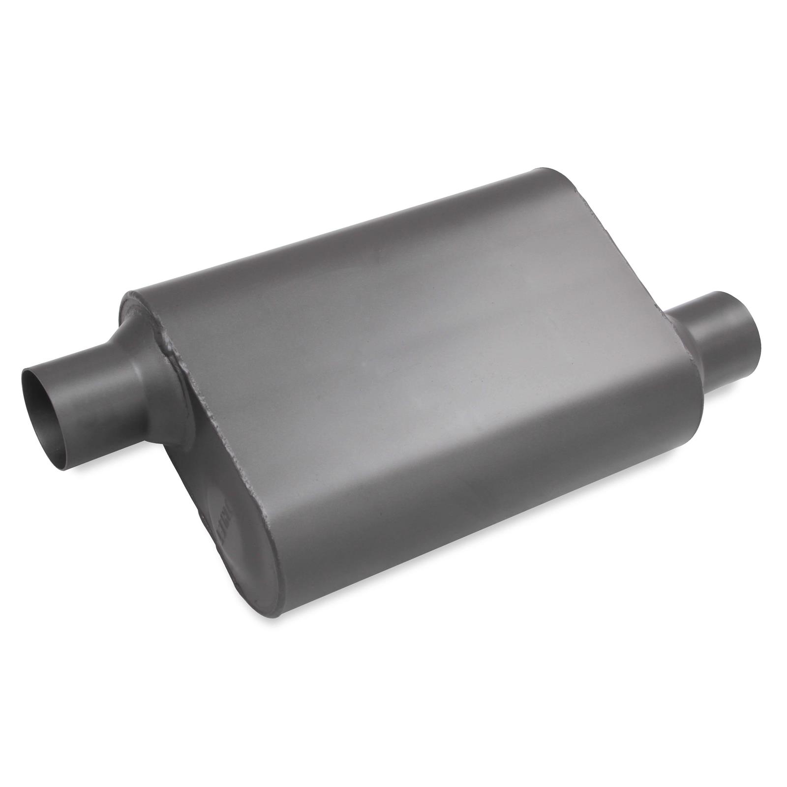Flowtech FM6-22224 Raptor Muffler, 2.00 Inch Offset In Offset Out