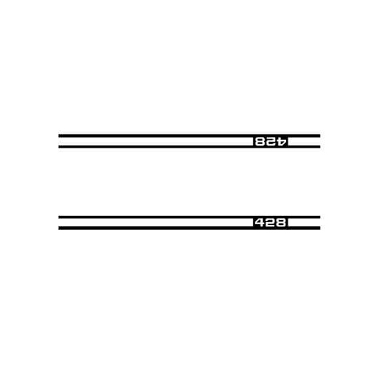 Scott Drake GE-811-428 70 Ford 428 Engine, Hood Stripe Stencil
